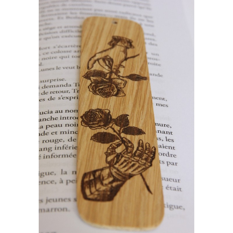 Marque page en bois rose lorenbois